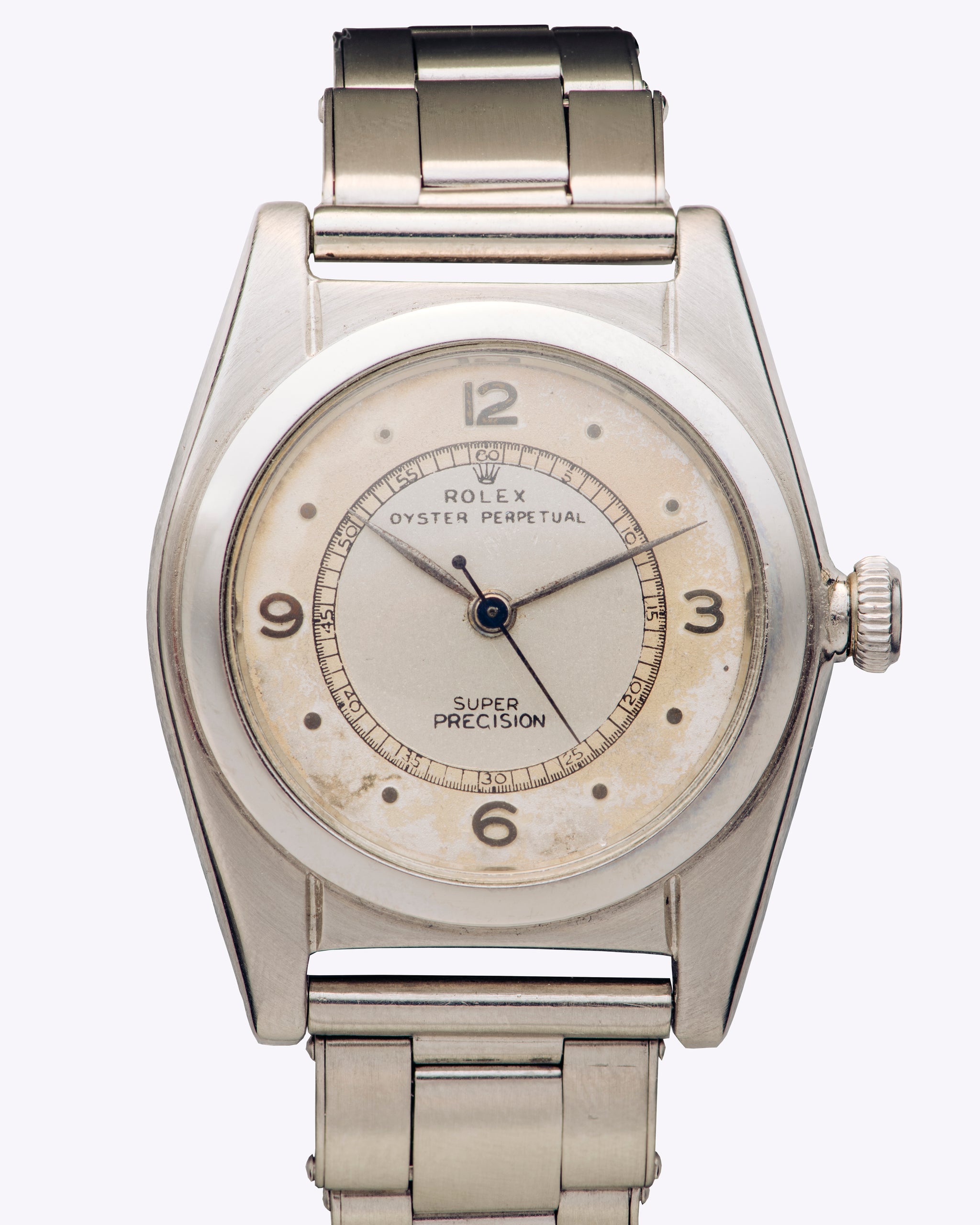 Rolex Bubbleback 3372 Steel Oyster Rivet Automatic 1947